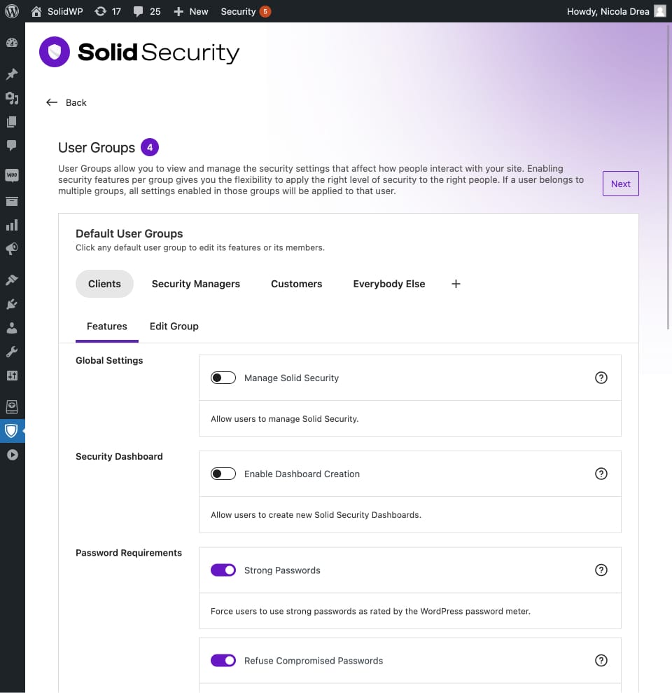 QS • Hướng dẫn sử dụng Plugin Solid Security Pro - Phần cơ bản