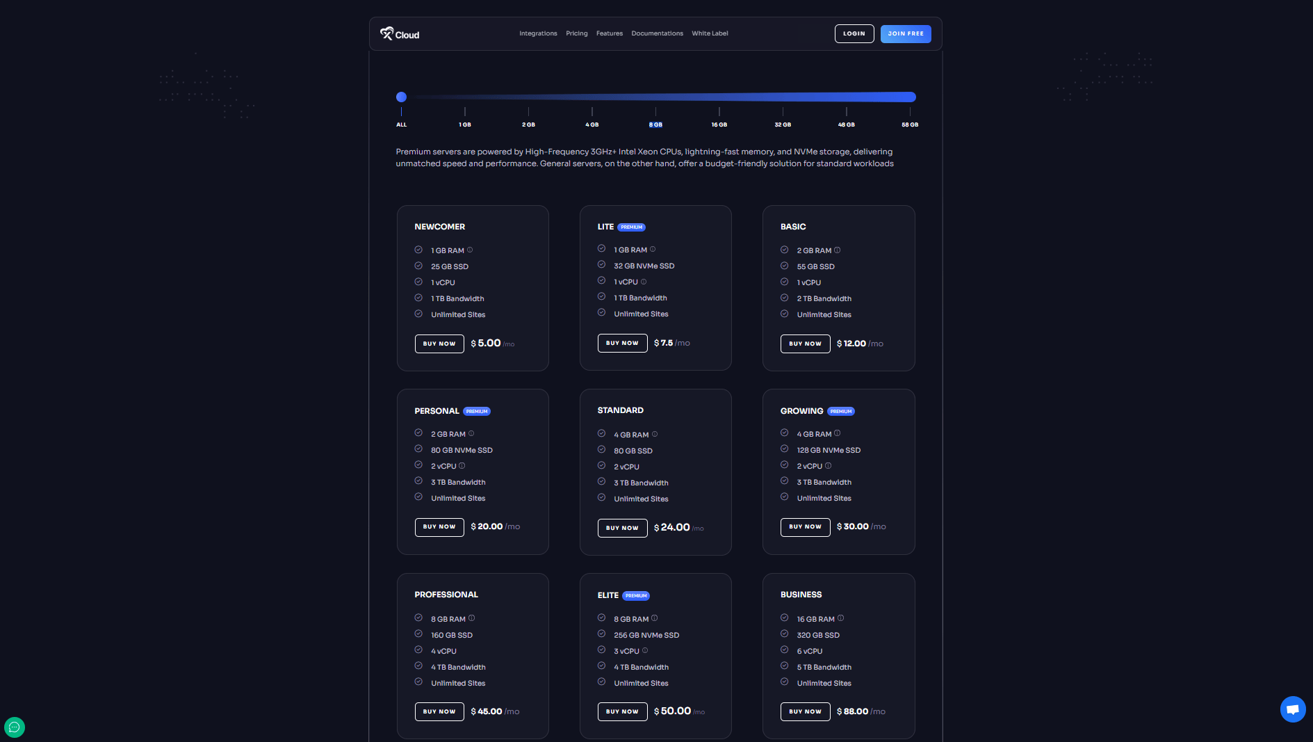 QS • XCloud - Managed Hosting và Control Panel chất lượng